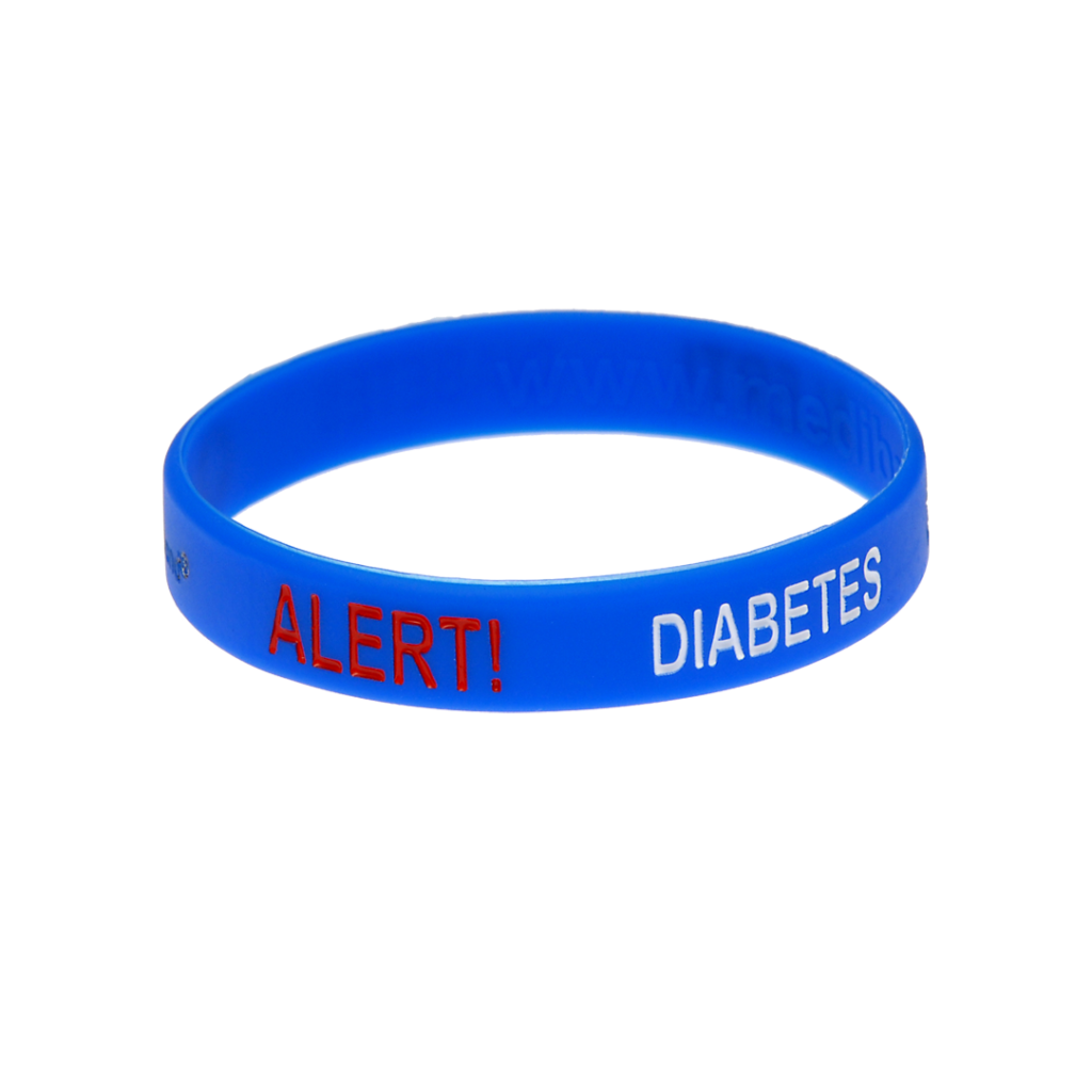 Diabetes Alert Wristbands | Diabetes Medical Bracelet | Mediband