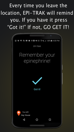 EPI-TRAK | AnAPPhylaxis | Anaphylaxis App | Anaphylaxis Tech