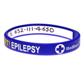 Epilepsy Wristband | Epilepsy Bracelet | Epilepsy ID Bracelet