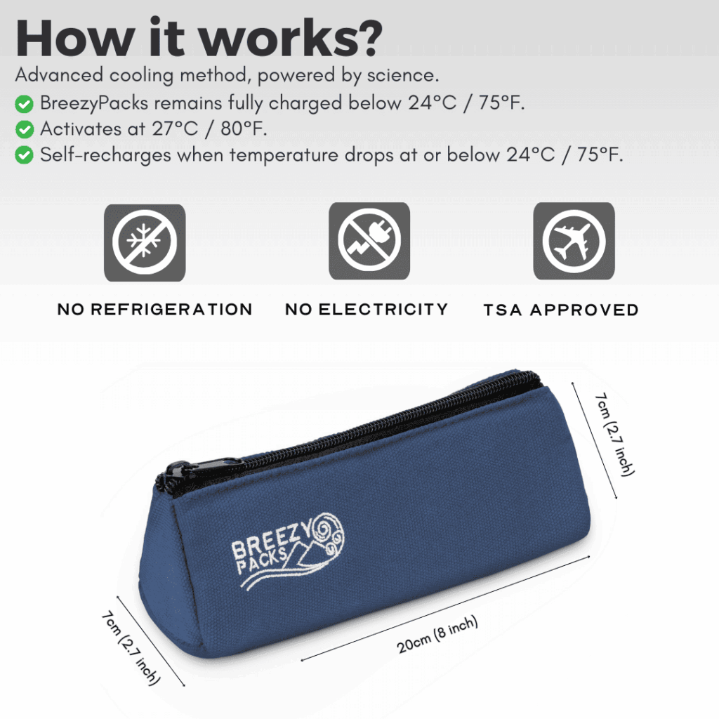 BreezyPacks Epipen Pouch - Single - Allergy Lifestyle